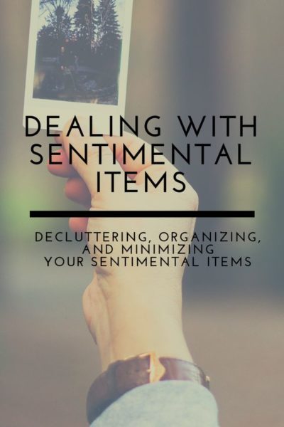 Dealing with Sentimental Items – less is Meera